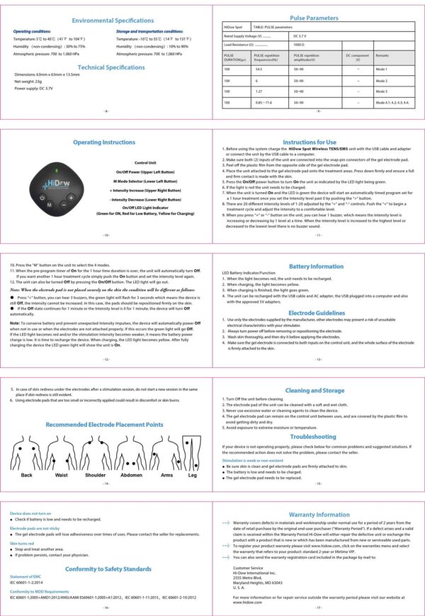 PRO TOUCH 6-12 User Manual | HiDow International