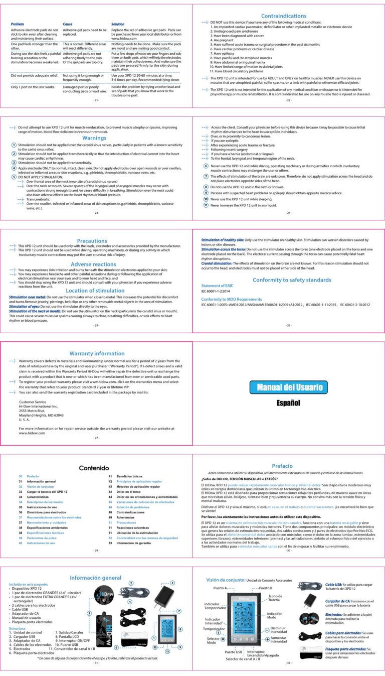 XPD 12 User Manual | HiDow International