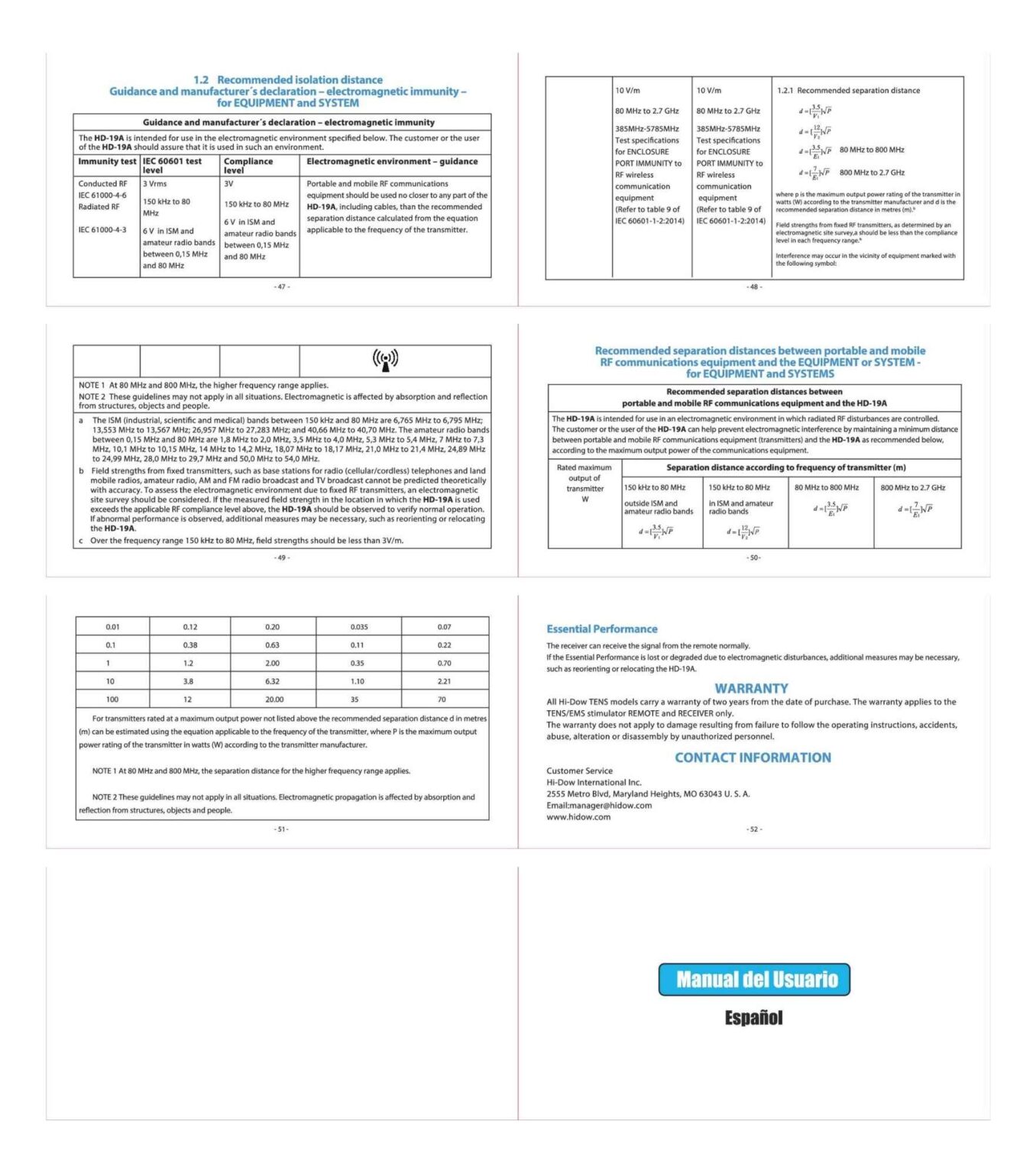 PRO TOUCH 6-12 User Manual | HiDow International